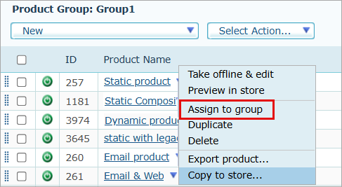 Including the Product in Product Groups